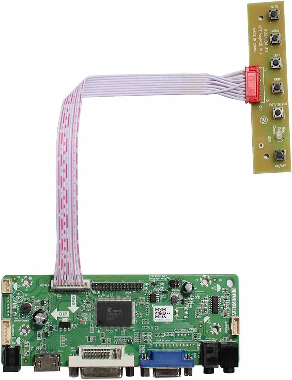 Amazon.com: VSDISPLAY DVI VGA Audio LCD Controller Board for 16.7 ...