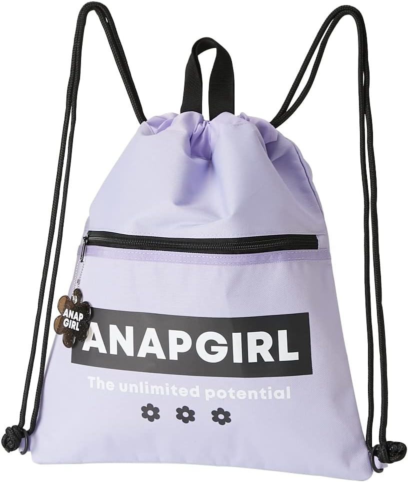 Amazon | [ニッセン] ANAP GIRL（アナップガール） 2wayナップサック（女の子 入園・入学・新学期準備） パープル Y | nissen(ニッセン) | リュックサック