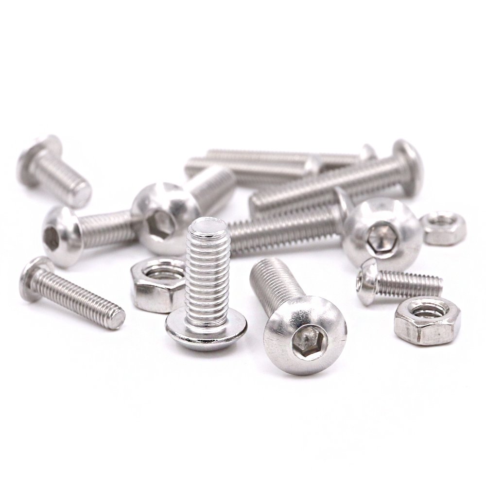 Snapklik.com : Hilitchi 510pcs M3 M4 M5 Stainless Steel Button Head Hex ...