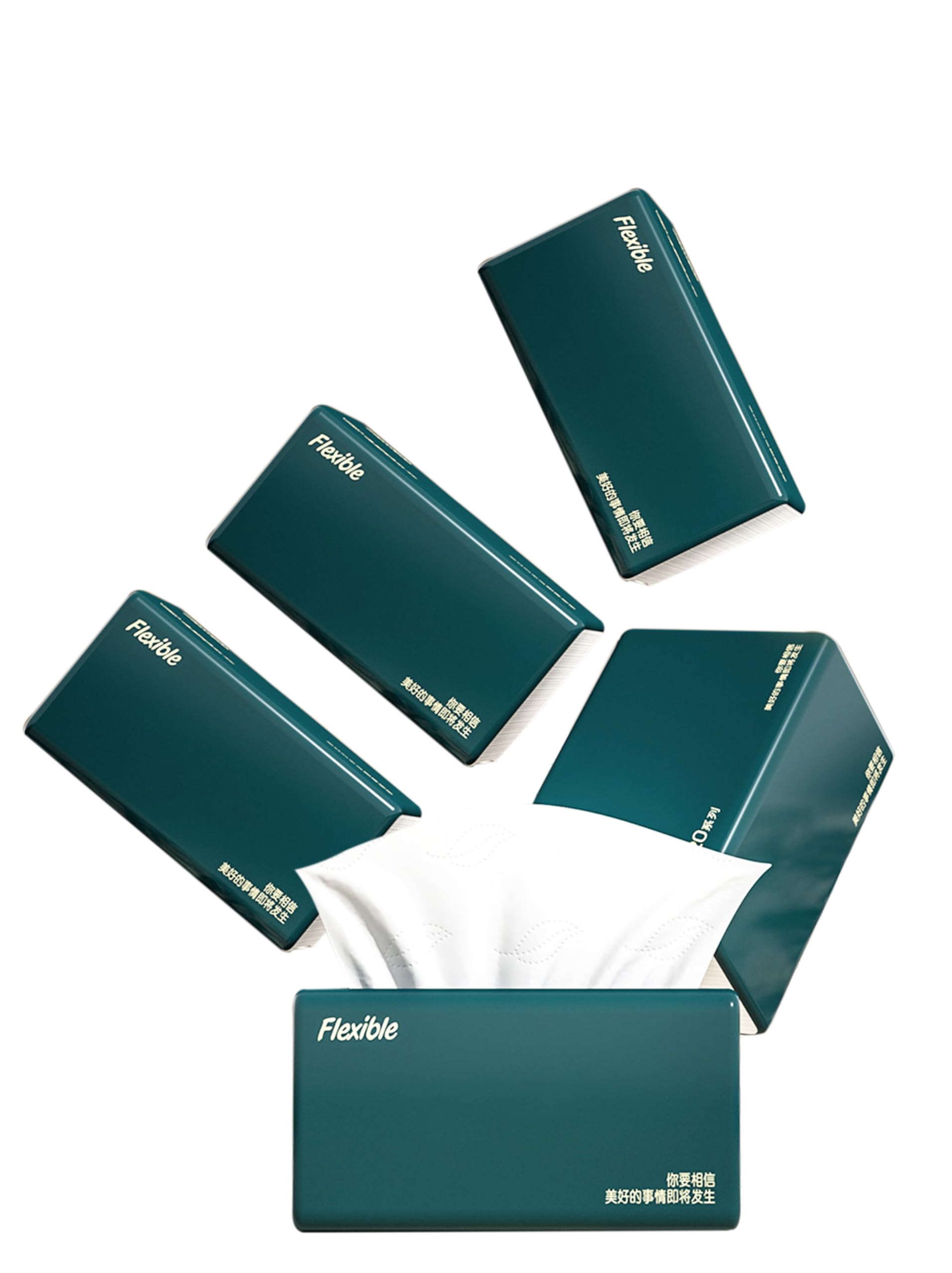 Orange Paper 4 Ply bamboo Flexible Facial Tissue Soft Pack, Car Tissue ...