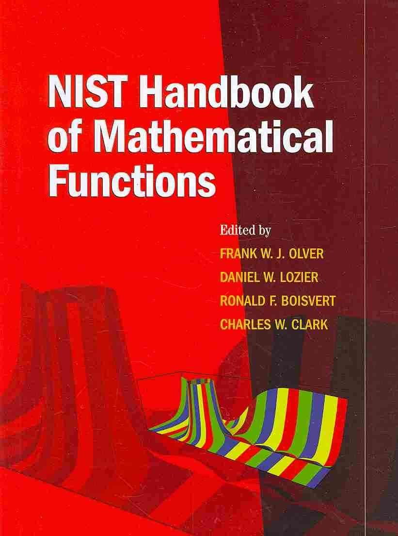 Amazon | NIST Handbook of Mathematical Functions Hardback and CD-ROM ...