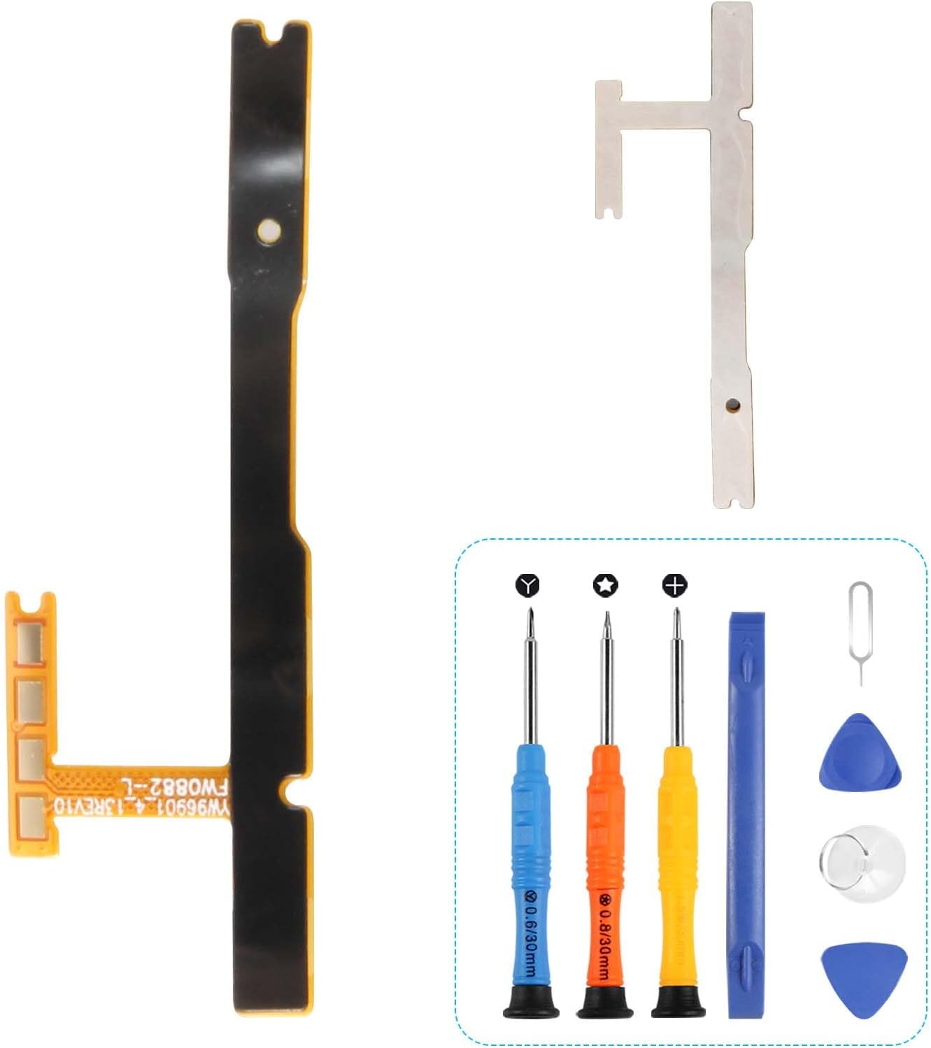 Amazon.com: Power Volume Button Flex Cable Replacement for Samsung ...