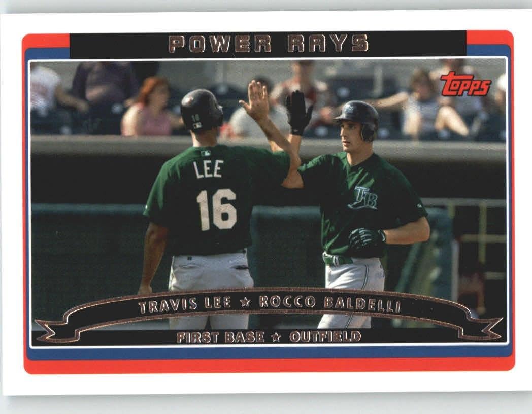 Amazon.com: 2006 Topps #654 Travis Lee / Rocco Baldelli - Tampa Bay ...