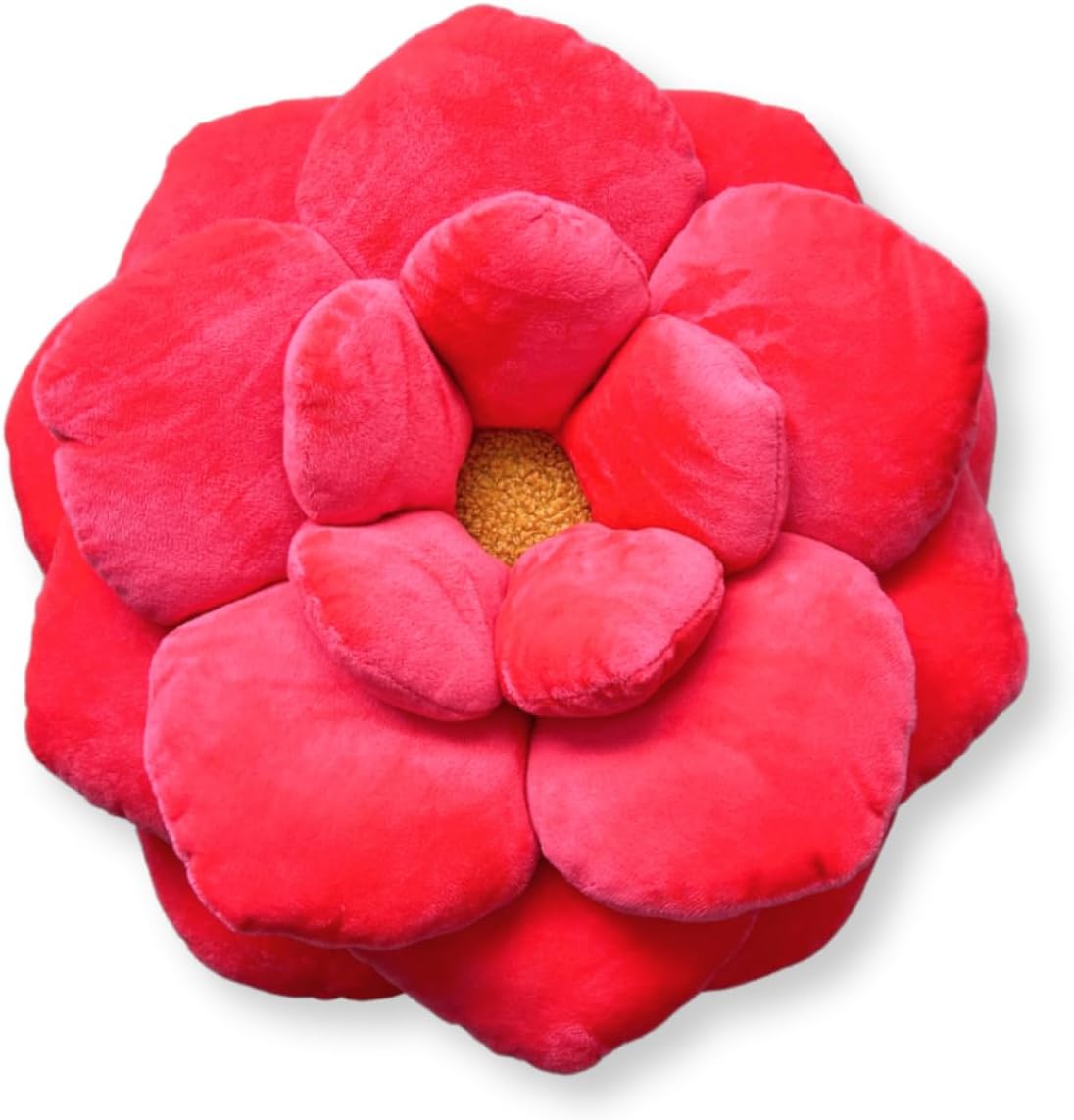Amazon.com: Green Philosophy Co. Camellia Plush Flower Pillow – Large ...