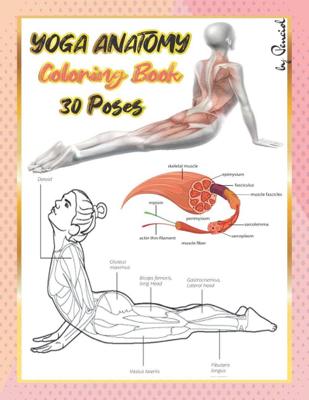 Yoga Anatomy Coloring Book An Adult Coloring Book With 30 | Desertcart ...