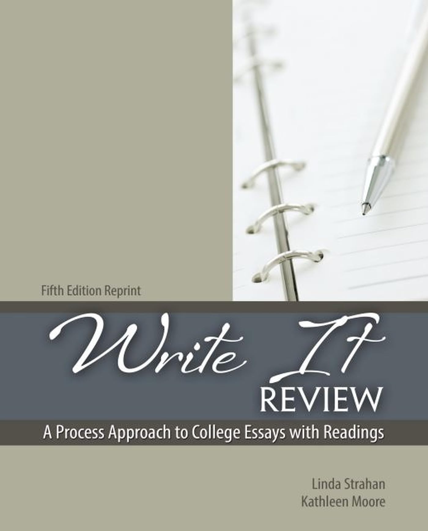 Write It Review: A Process Approach to College Essays, with Readings ...