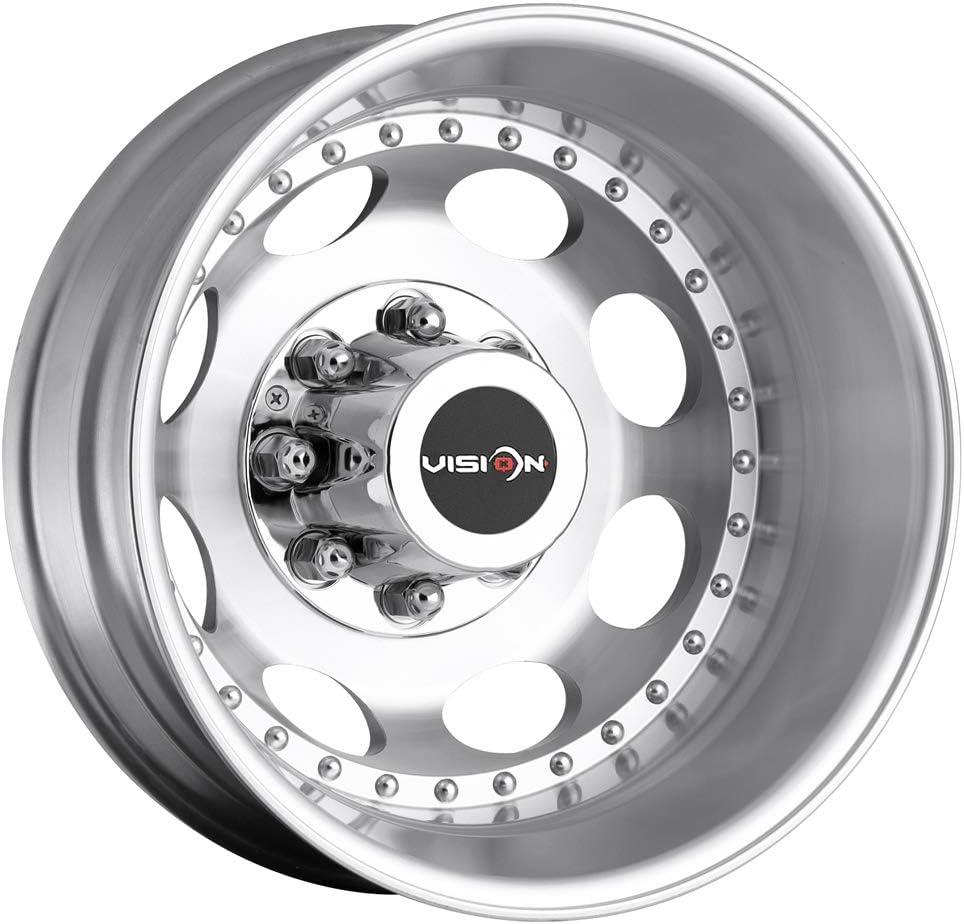 Amazon.com: Vision 181 Hauler Dually Rear 17x6.5 8x210-143mm Machined ...