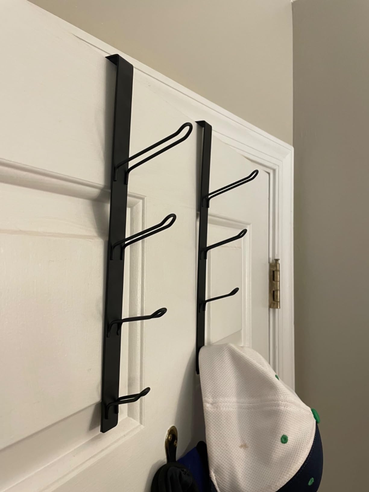 Amazon.com: niffgaff 8 Hook Over The Door Hooks, Vertical Over The Door ...