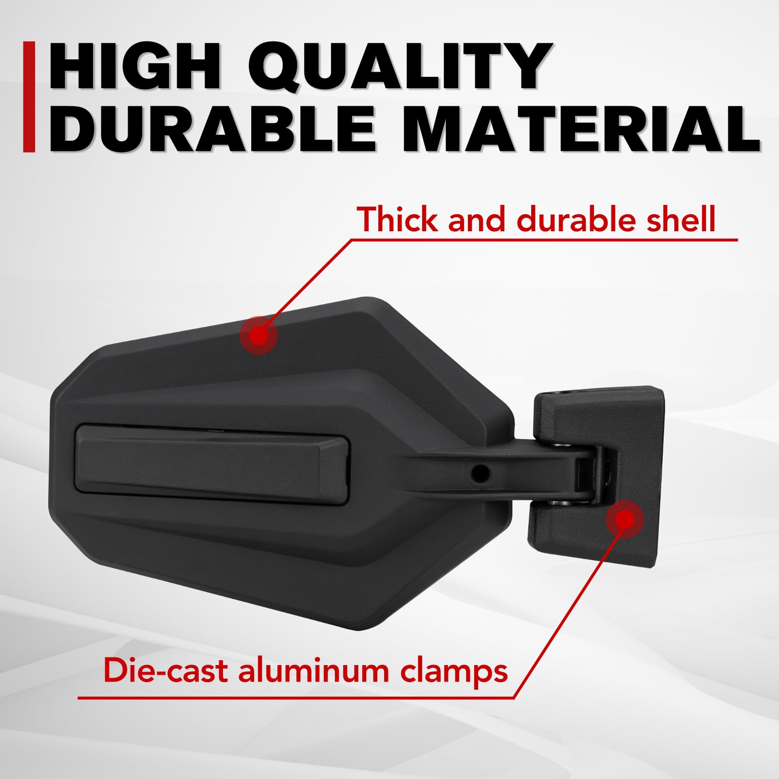 Rear View Mirror A & UTV PRO Folding Side View Mirrors For 2018 Boat ...