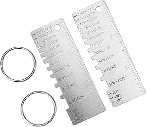 Amazon.co.jp: Stainless Steel Wire Gauge Measuring Tool, Thickness ...