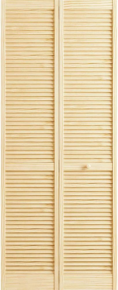 Classic Louver/Louver Bifold, Unfinished, 30" x 80" x 1" - Amazon.com