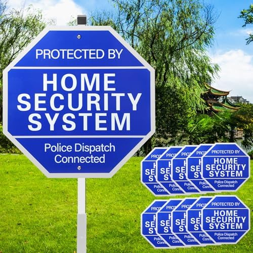 Amazon.com : Yaocom Protected by Home Security System Signs for Yard ...