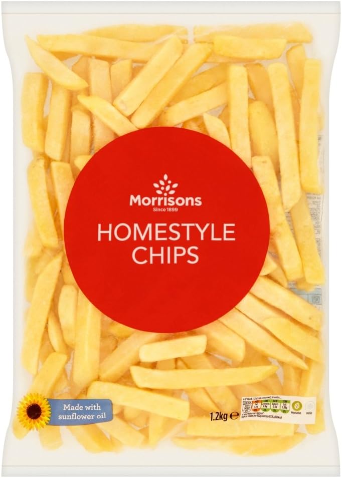 Morrisons Homestyle Chips, 1.2kg (Frozen) : Amazon.co.uk: Grocery