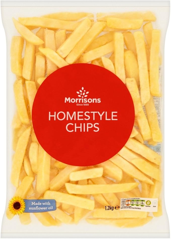 Morrisons Homestyle Chips, 1.2kg (Frozen) : Amazon.co.uk: Grocery