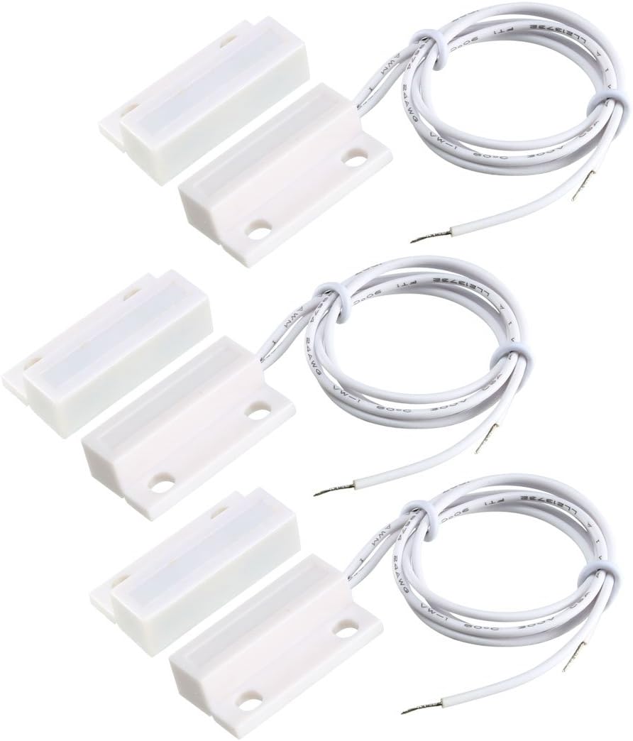 Amazon.com: uxcell MC-38 Surface Mount Wired NC Door Sensor Alarm ...