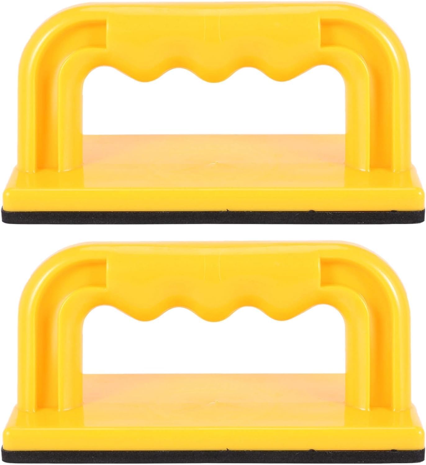 Wood Cutting Up Stick Block 2-Pack Set – Handle Foam Pad Holder Blocks ...