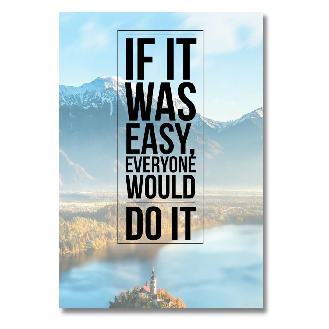 Motivational Quotes Posters for Wall | A3 and A4 sizes | 400 GSM Paper ...
