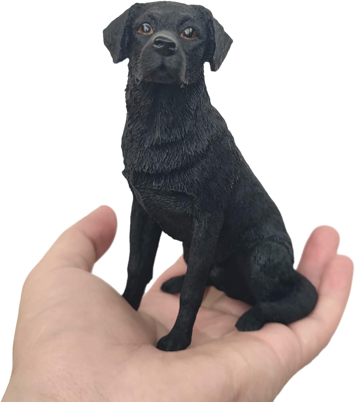 Amazon.com: 1Pcs 4.72Inches Resin Sitting Labrador Figurine, Small Dog ...