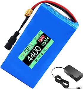 Amazon.co.jp: TGHY リチウム電池 24V 防水 PVC バッテリーパック 4.4Ah 5.2Ah 6Ah 交換用リチウム ...