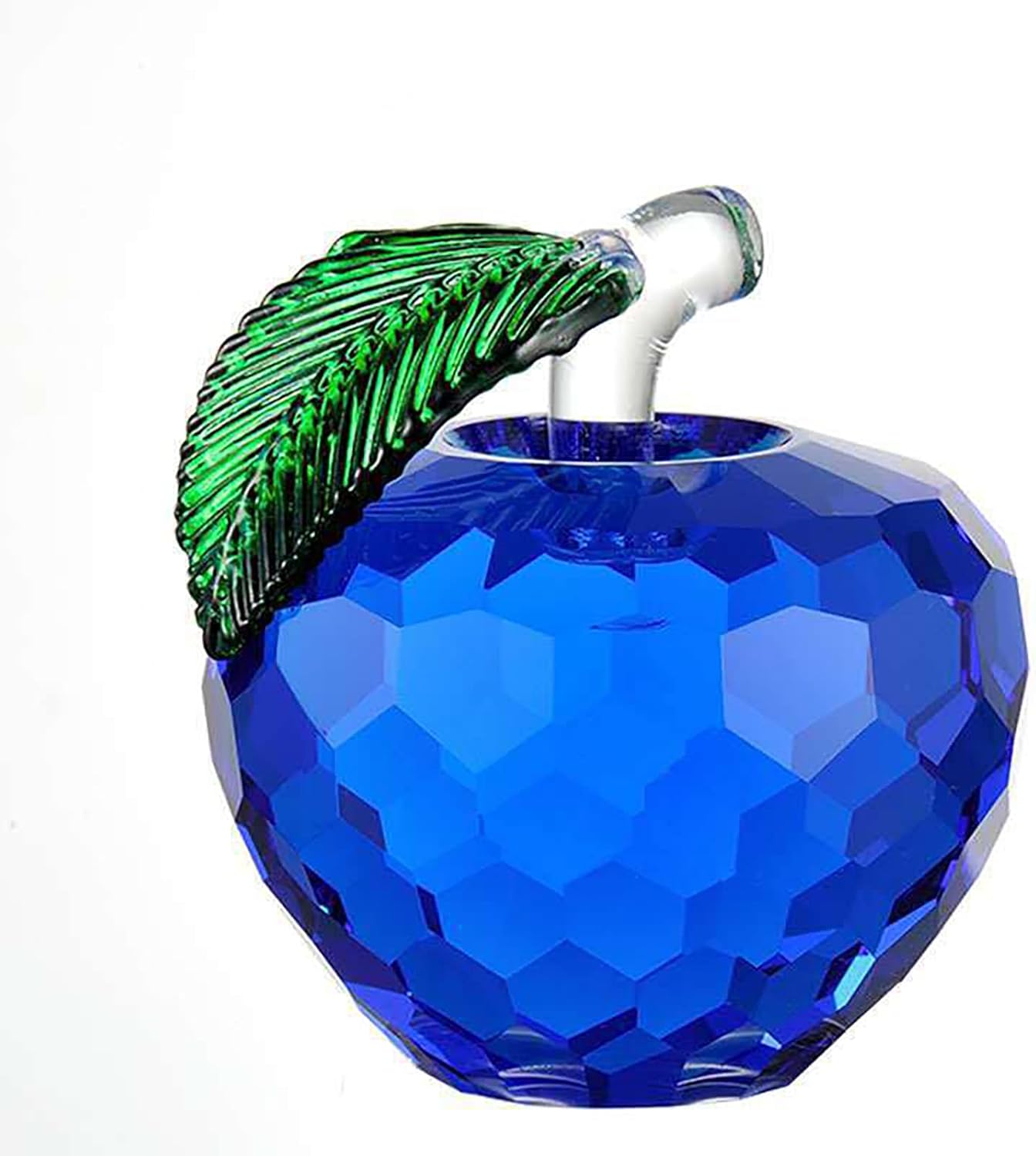 Amazon.com: Teacher Gifts Blue Crysral Apple Paper Weights, Glass Apple ...
