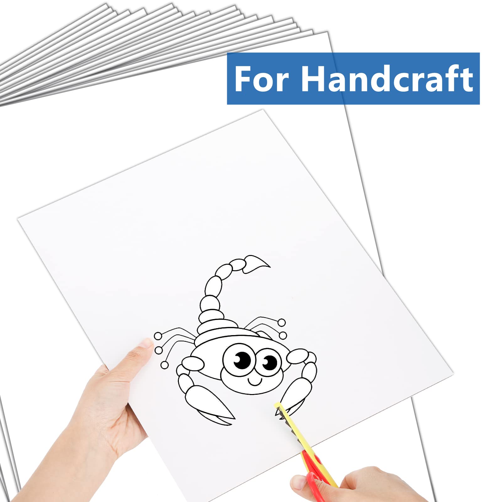 Snapklik.com : 50 Pack Uncut Picture Mat Backing Boards, 11 X 14in Both ...