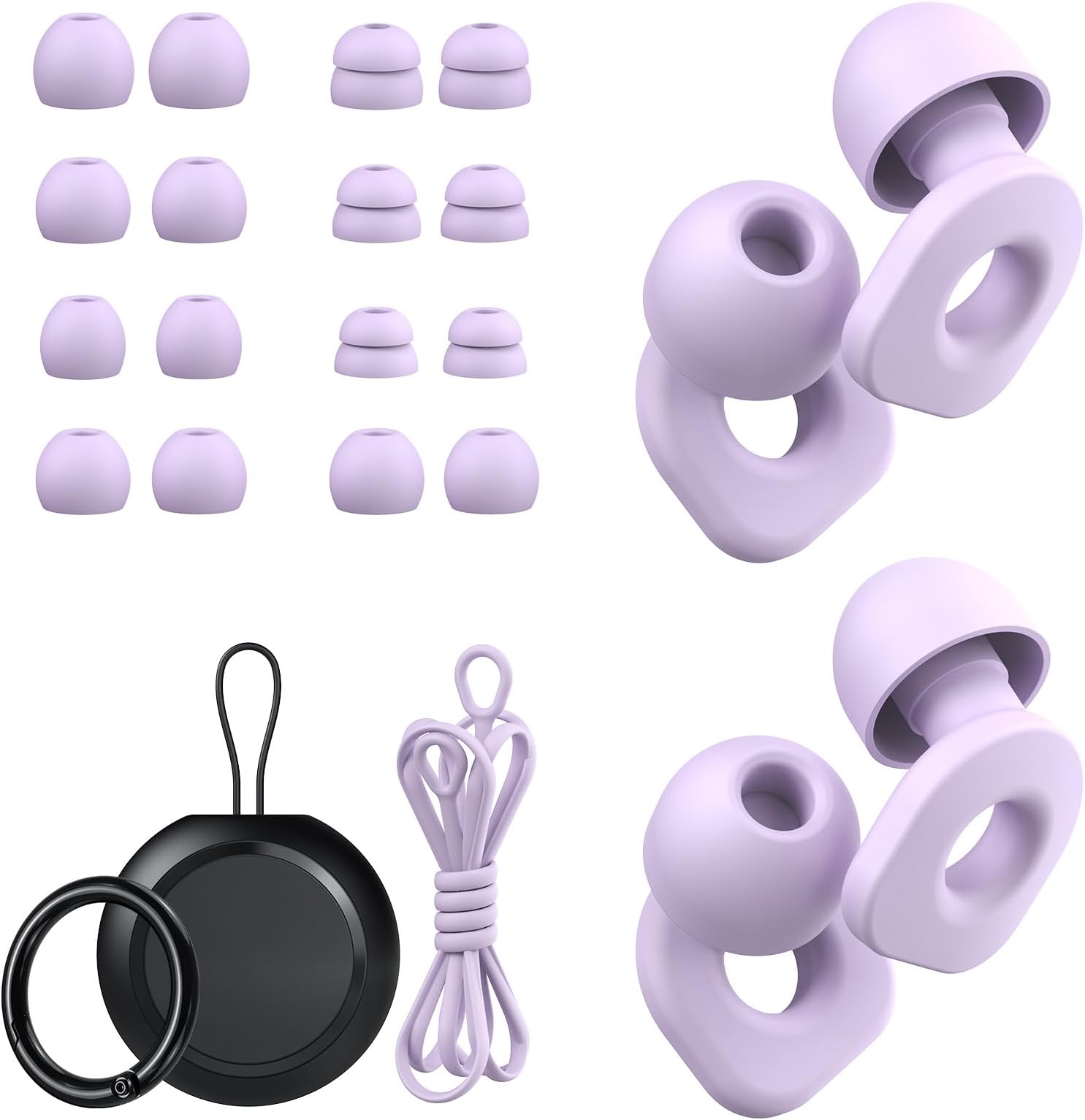 Amazon.com: Silicon Ear Plugs for Noise Reduction – Super Soft ...