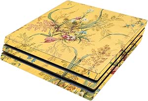 MightySkins Skin Compatible with Sony PS4 Pro Console - Yellow Marble ...