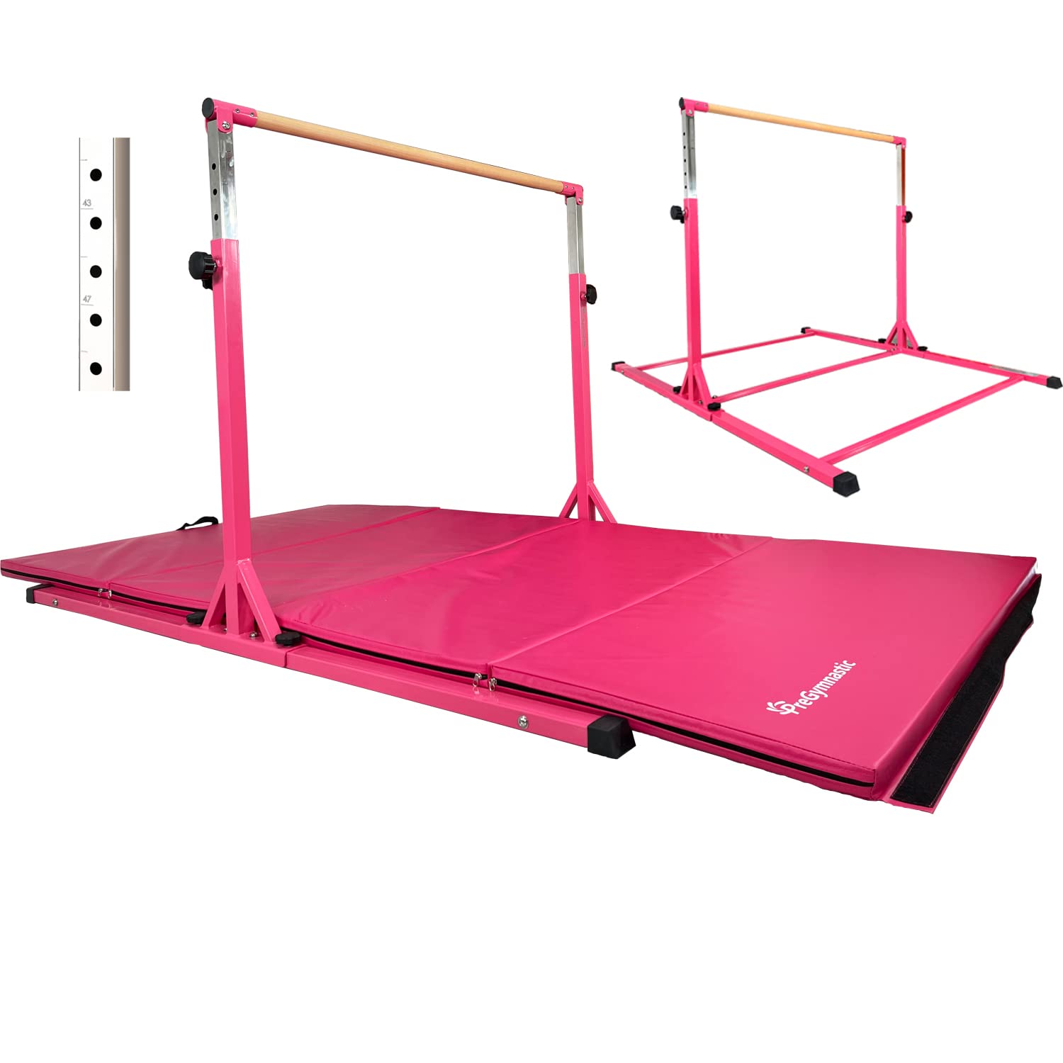 Buy PreGymnastic Updated Gymnastics Set -6ft/8ft Base No Wobble ...
