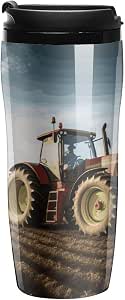 Amazon.com: NTVOWPZO Travel Coffee Mug Tractor Farm Insulated Travel ...