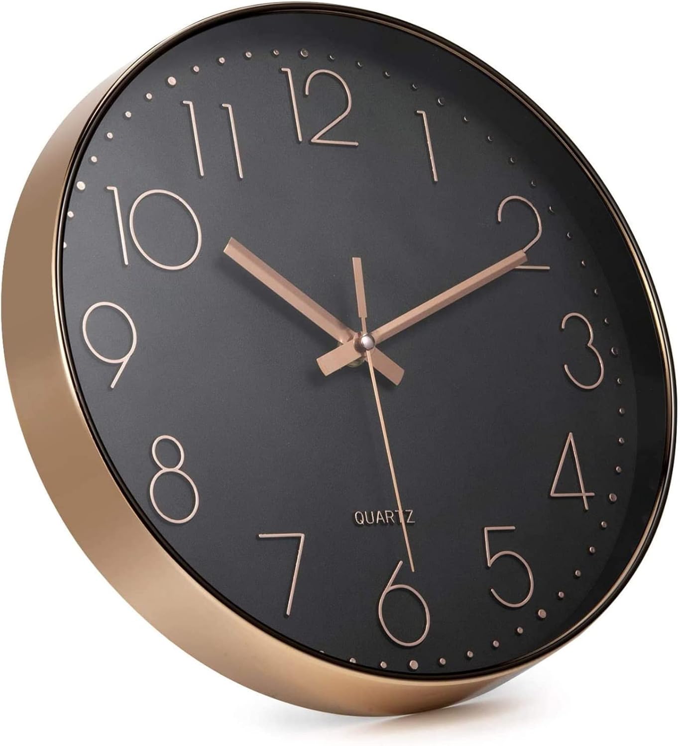 SUOHUI 12 Inch Silent Wall Clock Non-Ticking Modern Style Wall Clocks ...