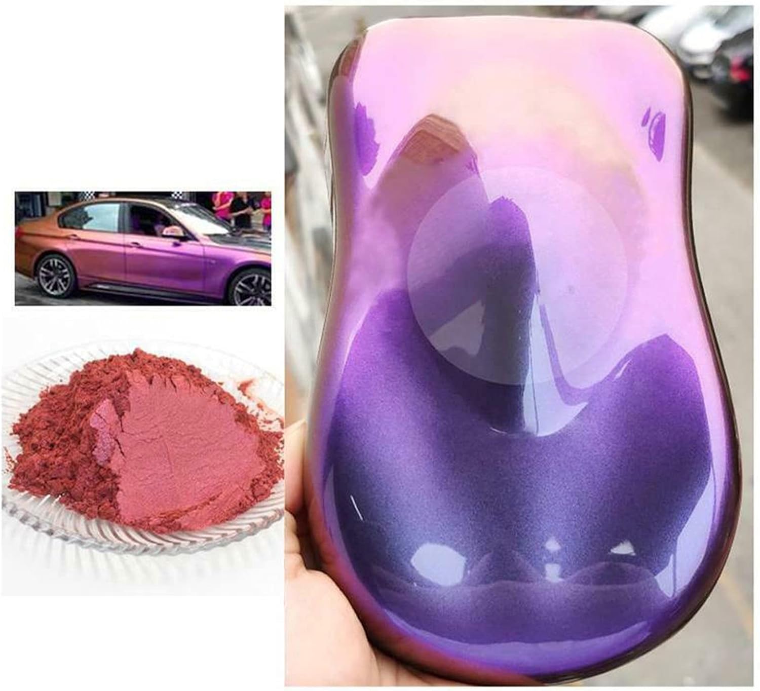 10/20/30g Car Chameleon Pigments Paint Powder for a Color Shift Paint ...