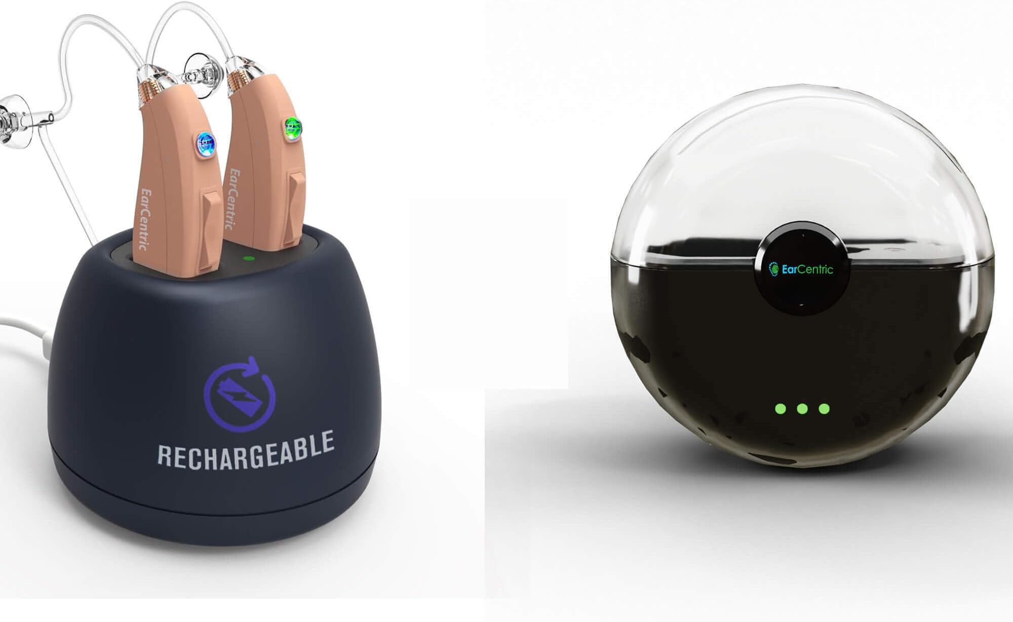 Amazon.com: [Bundle] EarCentric EasyCharge Rechargeable Hearing Aids ...