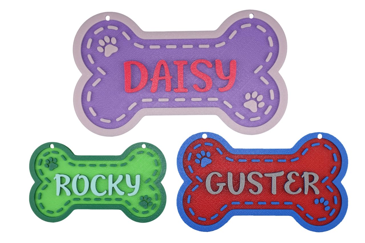 Amazon.com: Personalized Dog Name Sign Custom Kennel Name Plate Puppy ...
