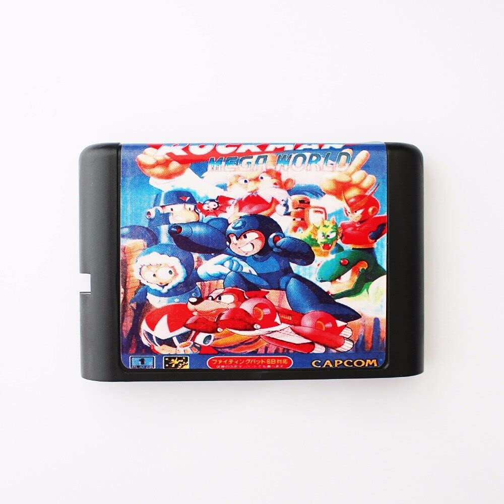 Amazon.com: Royal Retro Rockman Mega World 16 bit MD Game Card For 16 ...