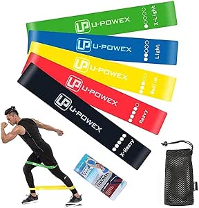 CARYWON 5pcs Ligas de Resistencias para Ejercicio, Bandas de ...