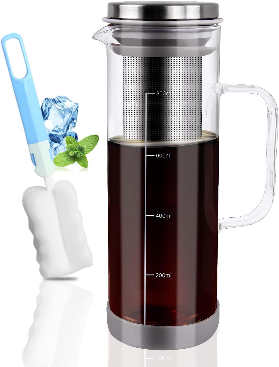 Café En Frío Cold Brew Jarra De Vidrio, Cafetera Hermética Para Infusor ...