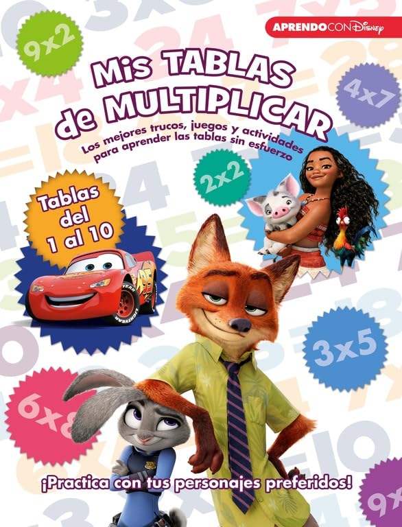 Mis tablas de multiplicar (Disney. Actividades): Los mejores trucos ...