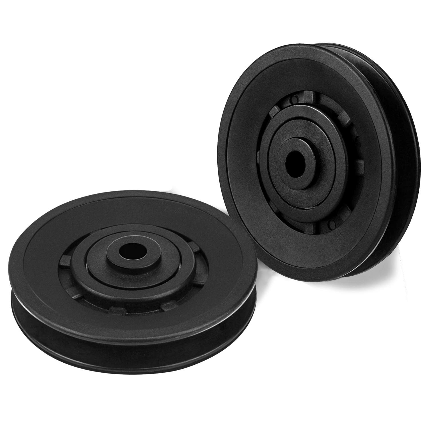 Pulley Wheel Bearing Nylon Universal - Plastic Pulley for Cable Machine ...