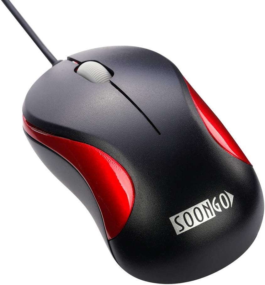 Amazon.com: Rii Wired Mouse, USB Computer Mouse,RGB Optical 1600 DPI ...