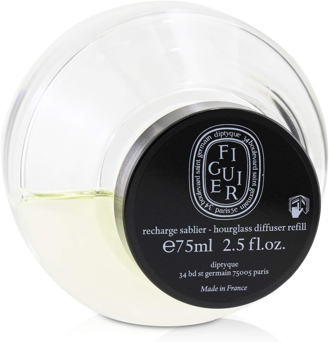 Amazon.com: Diptyque Figuier Hourglass Diffuser Refill 2.0 (75ml ...