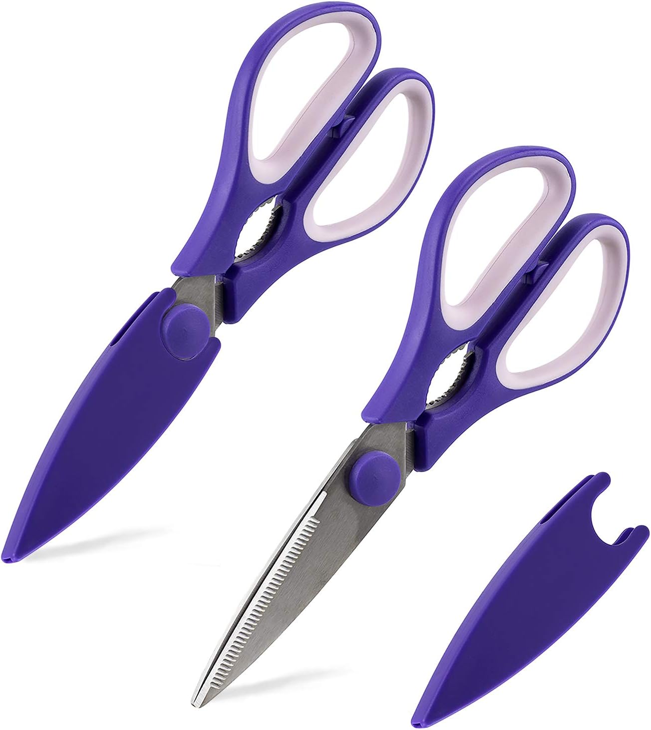 Amazon.com: COOK WITH COLOR Kitchen Scissors Set- Combo Pack with ...