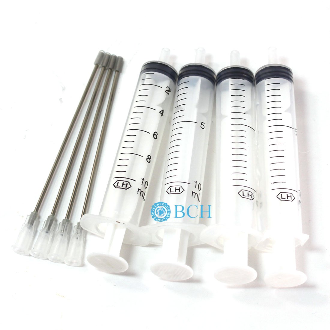 Amazon.com: 8 PCS Syringe Needle Combo: 4 x 10ml Syringe + 4 x 80mm ...