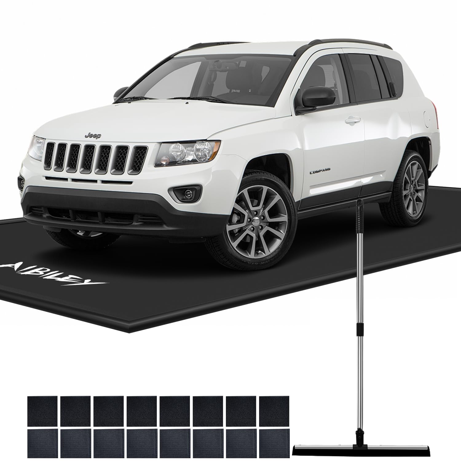 Amazon.com: Aibiley Garage Floor Mats for Under Car,Non-Slip Garage ...