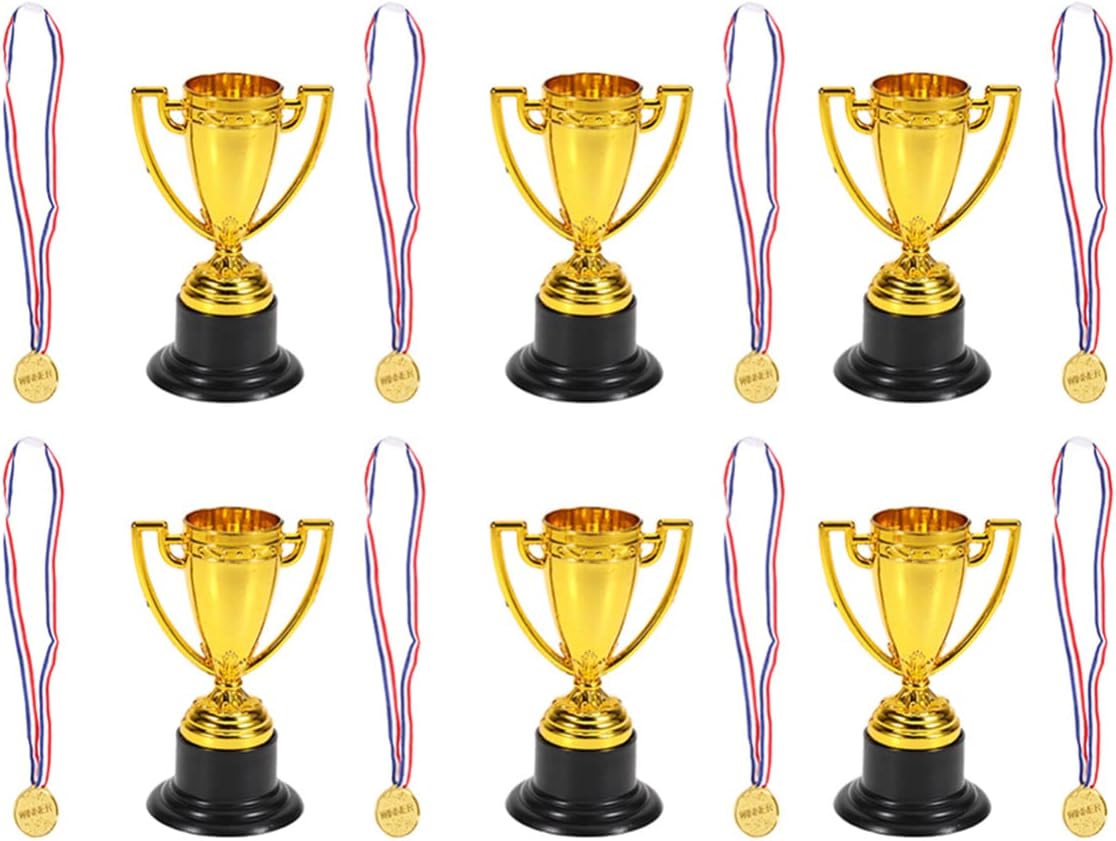Amazon.com: Toyvian Gold Award Medals Sports Gold Prizes Competitions ...