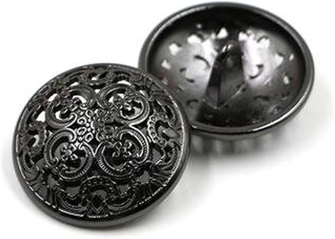 Amazon.com: 10PCS Clothes Button - Retro Hollow Sewing Button Shank ...