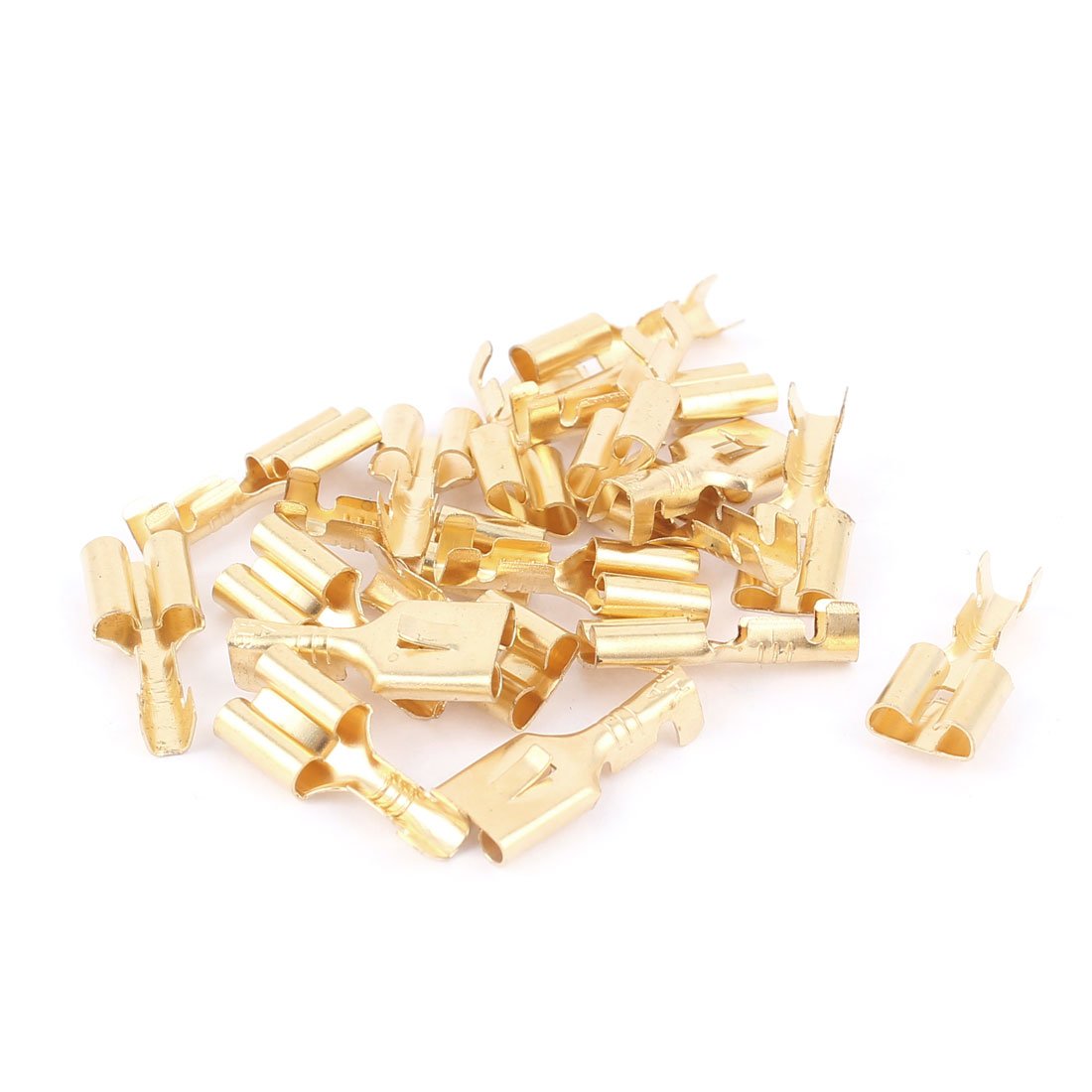 Aexit 19pcs Gold Audio & Video Accessories Tone Metal Female Spade ...