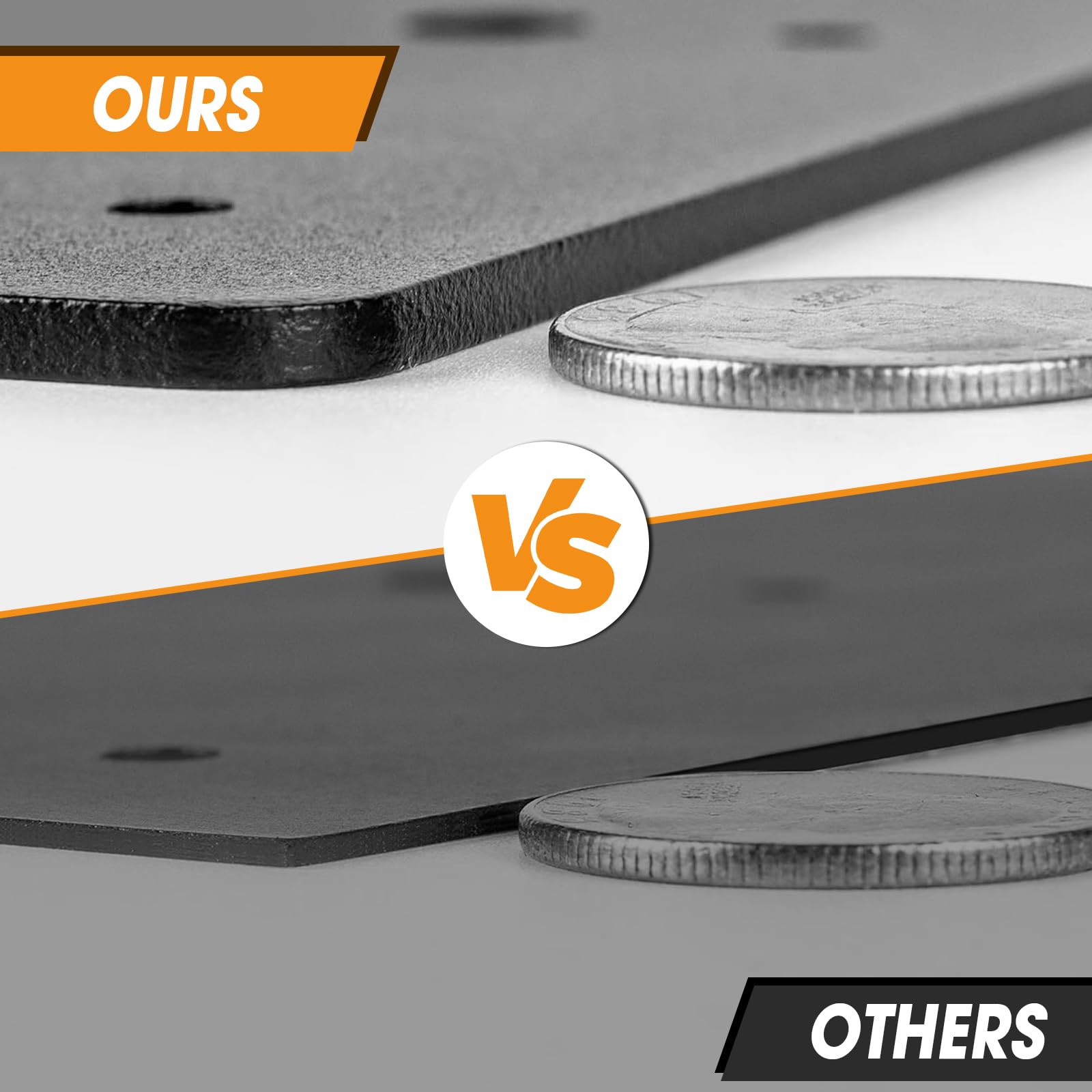 Snapklik.com : 4 Pcs L Post Timber Brackets, 12x12 Inch Heavy Duty L ...