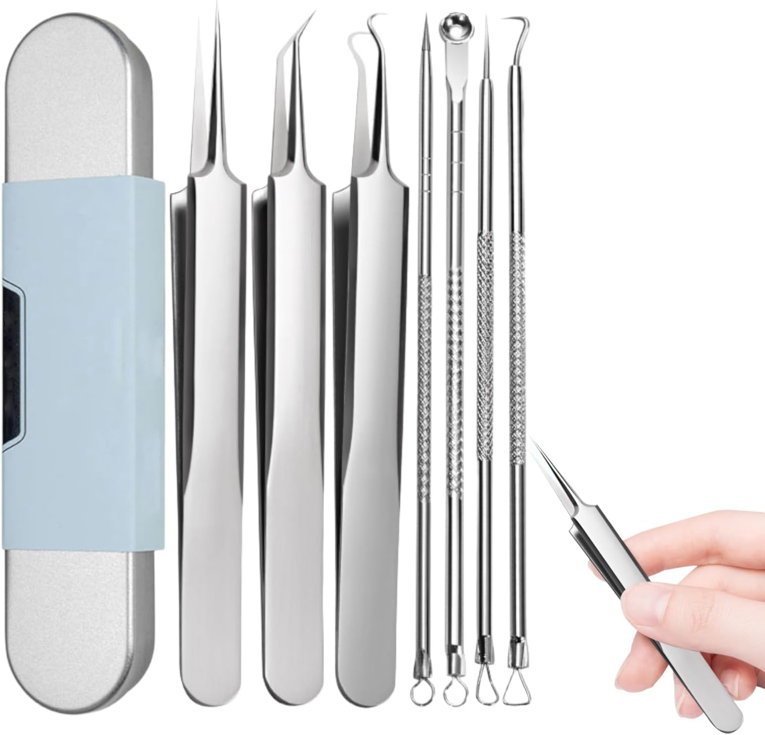 Amazon.com: Medical Grade Stainless Steel Blackhead Remover Tools ...