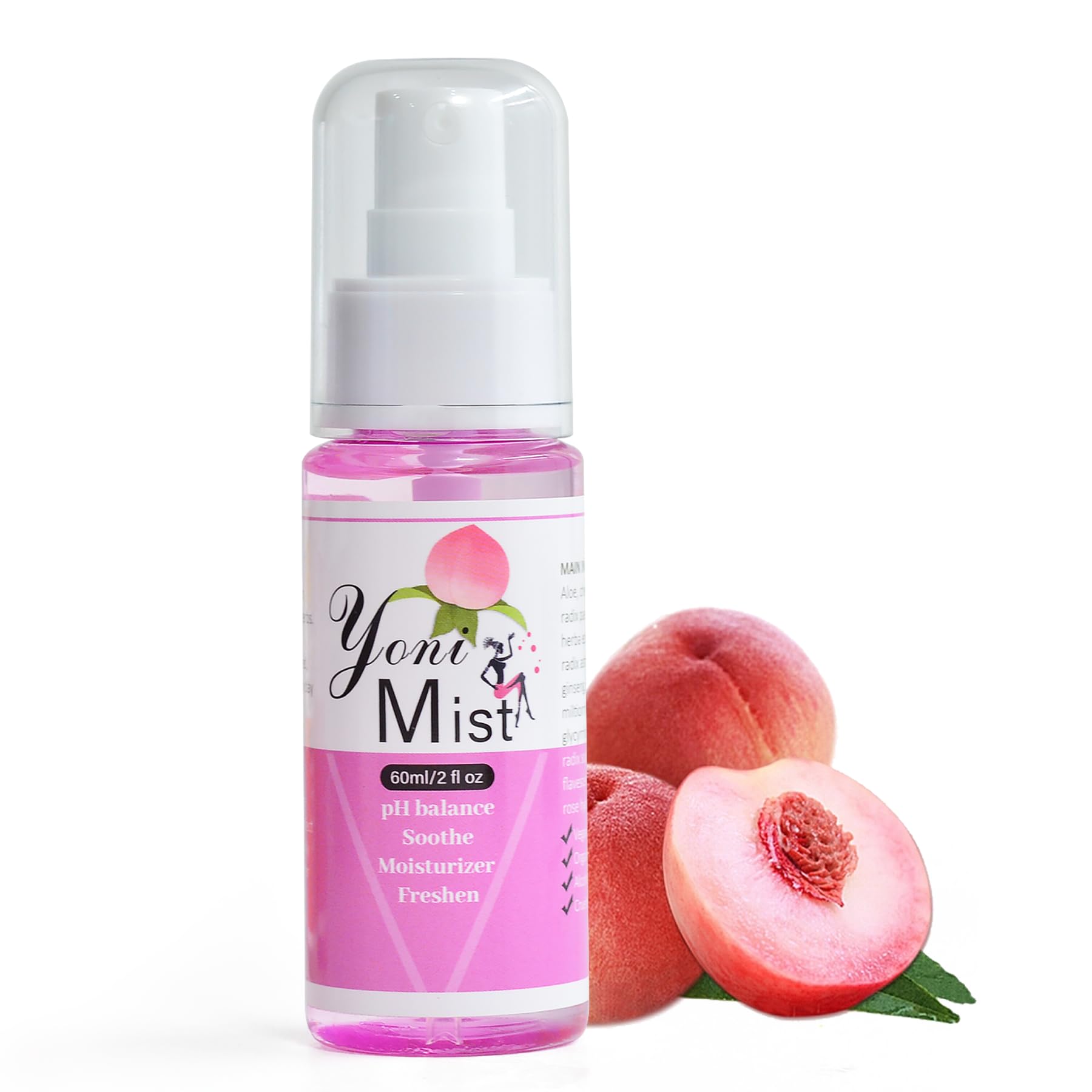 Amazon.com : Peach Yoni Mist Deodorant Freshening Spray with Probiotics ...
