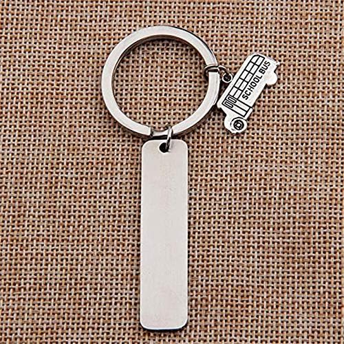 Hank You for Keeping Me Safe Bus Driver Keychain, Personalized Bus ...